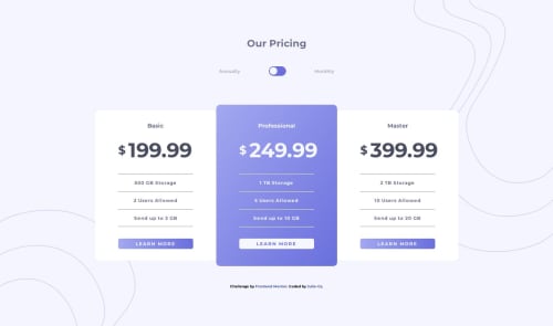 Frontend Mentor | HTML, CSS, JavaScript coding challenge solution