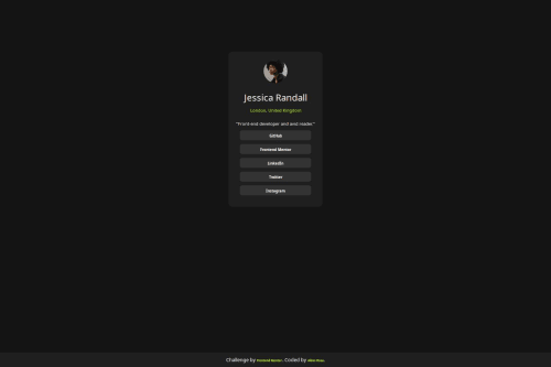 Landing page with CSS Grid coding challenge solution