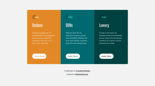Frontend Mentor | Using Bootstrap css grid coding challenge solution