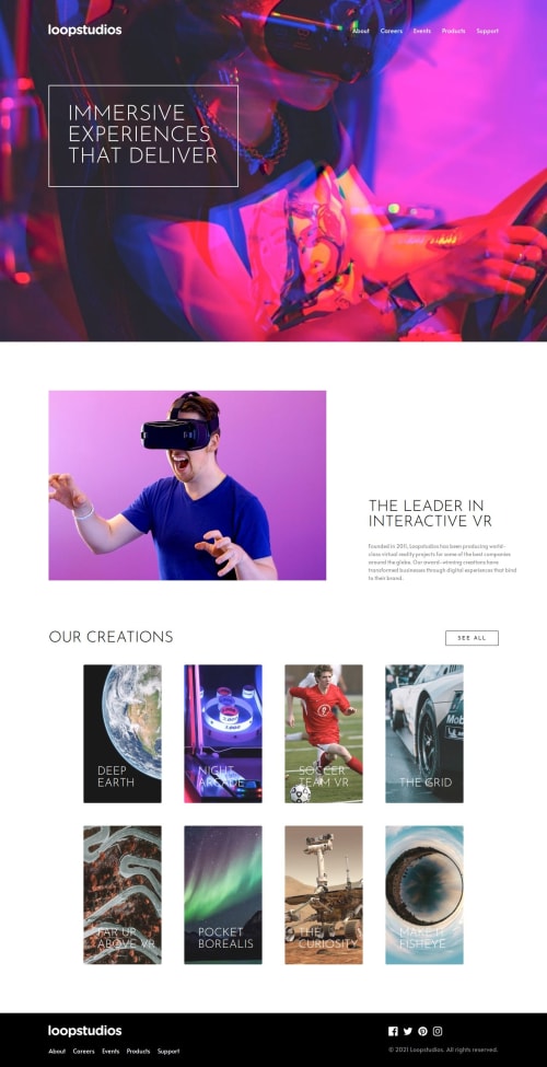 Frontend Mentor | Responsive landing page of loopstudios using html and ... Frontend Mentor | Responsive landing page of loopstudios using html and ...