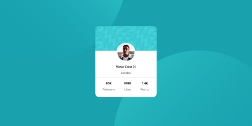 Mobile first using pure CSS HTML coding challenge solution