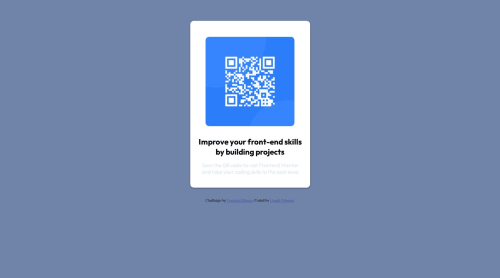 Frontend Mentor | QR code Responsive Design coding challenge solution