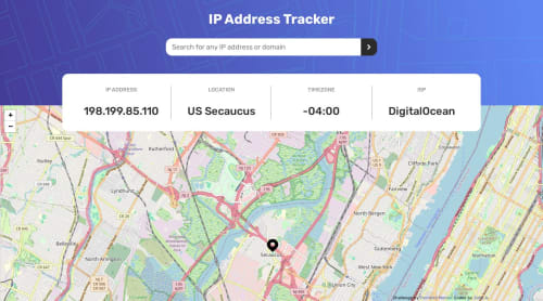 Frontend Mentor | IP Address Tracker coding challenge solution