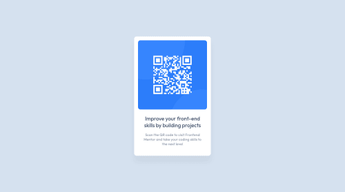 Frontend Mentor | QR Code Challenge, plain css, html coding challenge solution