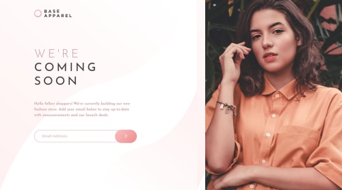 Frontend Mentor Responsive Base Apparel Using React Coding Challenge