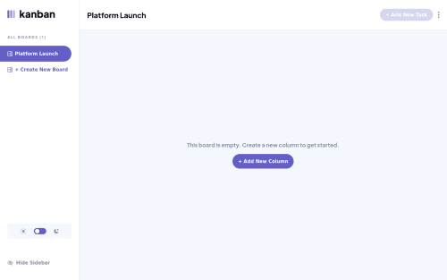 Frontend Mentor | Kanban using React/Redux/TypeScript coding challenge solution