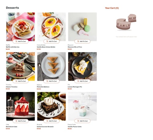 Frontend Mentor | Food Ordering App using Next.js,Sass,Bootstrap and ...