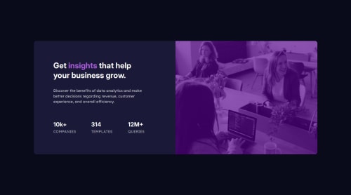 Frontend Mentor | Stats preview card component built with basic HTML and CSS coding challenge ...