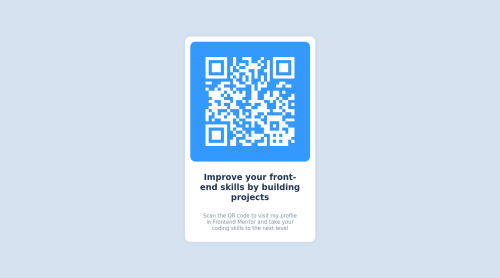 React + Vite and Styled Components with dynamic QR Code coding challenge solution | Frontend Mentor