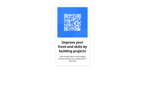 Frontend Mentor | Responsive Landing Page using css grid - QR Code coding challenge solution