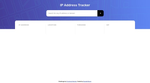 Frontend Mentor Ip Address Tracker Vanilla Html Css Javascript 0128