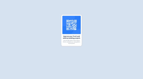 Frontend Mentor | Qr-code-page using css flexbox coding challenge solution