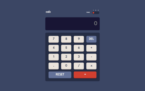 Simple Calculator coding challenge solution | Frontend Mentor