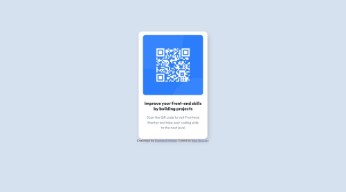 Frontend Mentor | QR Component using Bootstrap coding challenge solution