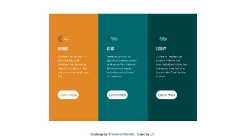 3-Column-Preview-Card: Mobile-first & Flexbox coding challenge solution | Frontend Mentor
