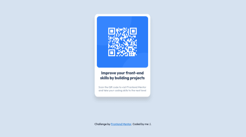 Frontend Mentor | QR Code with HTML and SASS coding challenge solution