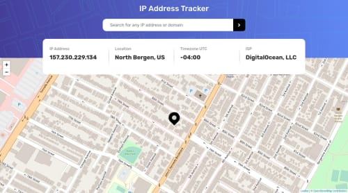 IP Address Tracker using HTML, CSS, JS and Leaflet JS coding challenge solution