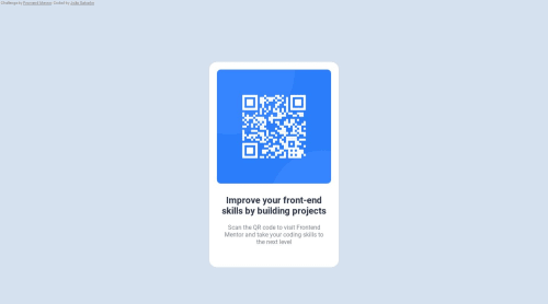 Frontend Mentor | Responsive qr code displayer coding challenge solution