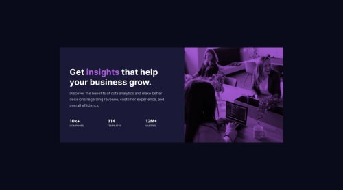 Frontend Mentor | Responsive stats preview card page using CSS flexbox coding challenge solution