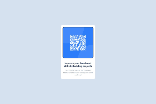 Frontend Mentor | QR-code-component by LoraFinnley coding challenge solution