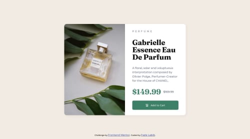 Frontend Mentor | Responsive product preview card component using Flexbox, CSS Grid coding ...