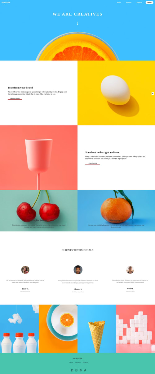 Frontend Mentor Responsive Page Using Html Css Js Flexbox Coding