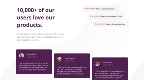 Frontend Mentor | Social Proof Section Using HTML CSS FLEXBOX AND MEADYQUIRRY FOR MOBILE coding ...