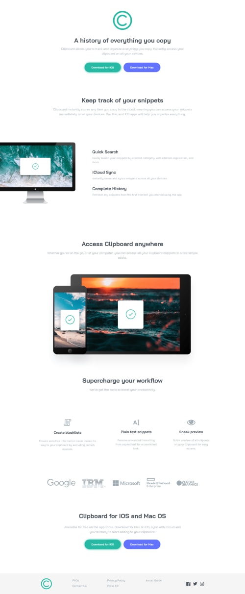 Frontend Mentor | Responsive landing page using tailwindcss. coding challenge solution