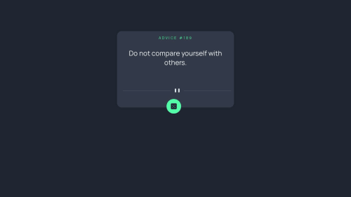 Frontend Mentor | Advice Generator App(HTML, CSS, React js, Vite and Bootstrap css) coding ...