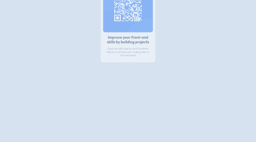 QR Component using React, styled-components and framer-motion coding challenge solution ...