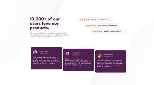 Frontend Mentor Social Proof Page Html And Css Coding Challenge