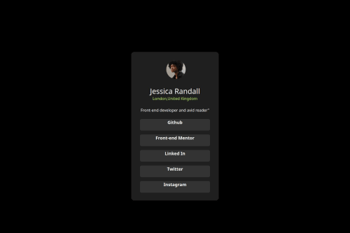 Frontend Mentor Social Profile Using React And Tailwind Css Coding Challenge Solution