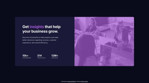 Responsive component using CSS grid coding challenge solution