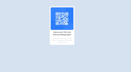 Frontend Mentor | Responsive QR-code component with CSS Grid coding challenge solution
