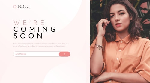 Frontend Mentor A Single Page Apparel Website Built With Html Css