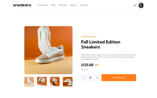 Frontend Mentor E Commerce Product Page React Scss Coding