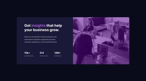 Responsive page using Flexbox coding challenge solution | Frontend Mentor