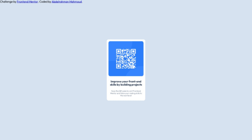 Frontend Mentor | QR Code using HTML, CSS coding challenge solution