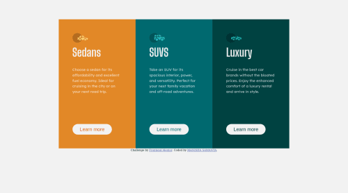 HTML and CSS coding challenge solution