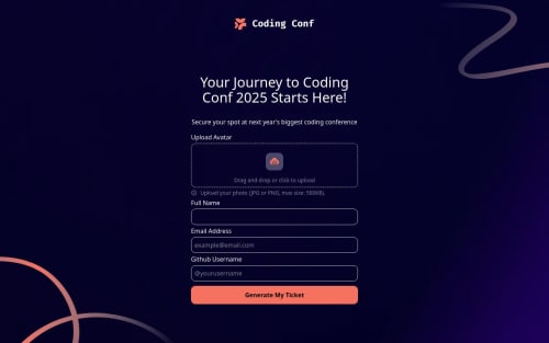 Frontend Mentor | conference-ticket-generator-main coding challenge ... Frontend Mentor | conference-ticket-generator-main coding challenge ...