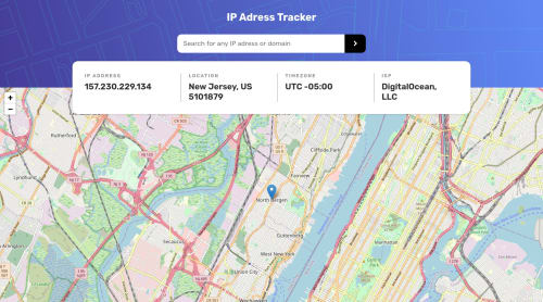 An IP address tracker built with APIs coding challenge solution