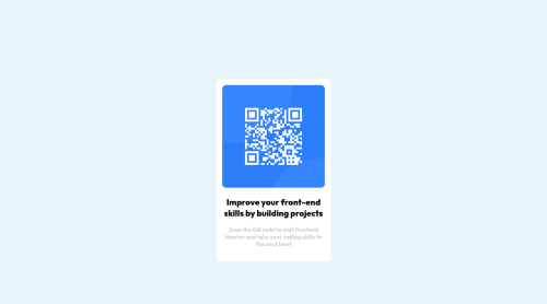 Frontend Mentor | QR_code using html and css coding challenge solution