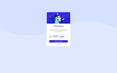 Frontend Mentor | Order Page coding challenge solution