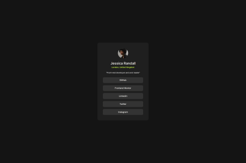 Frontend Mentor | Link card build with HTML CSS coding challenge solution