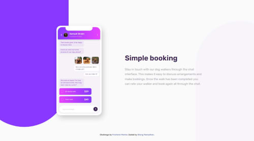 Frontend Mentor | Chat App CSS Illustration coding challenge solution