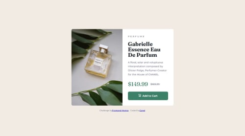 Product Preview Card | HTML, CSS, Flexbox, Grid, Responsive Design coding challenge solution ...