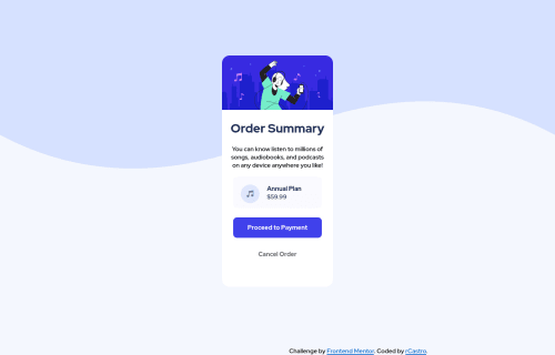 HTML and CSS coding challenge solution | Frontend Mentor