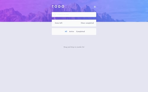 Frontend Mentor | Todo app coding challenge solution Frontend Mentor | Todo app coding challenge solution