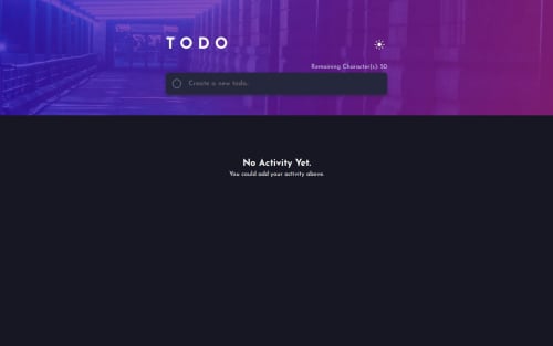 interactive and responsive Todo app with light/dark mode functionality ...