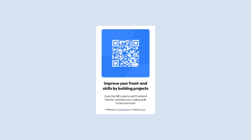 Desktop-first solution for building a QR code component page coding ...